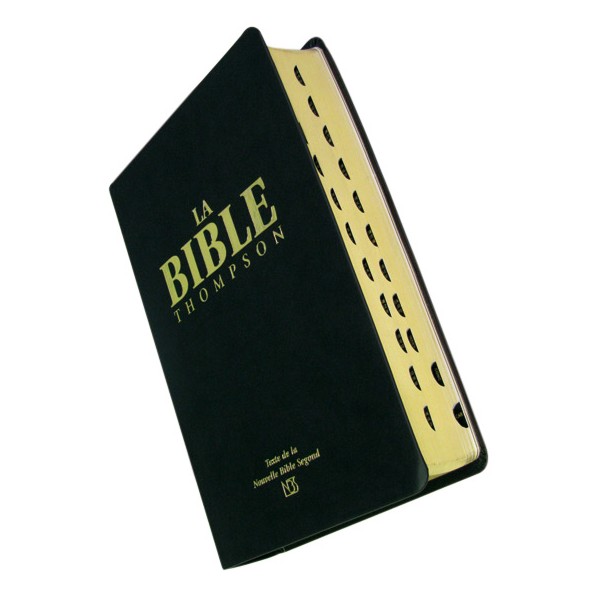 Bible d'étude Thompson NBS de luxe, noire - couverture souple, flexa ...
