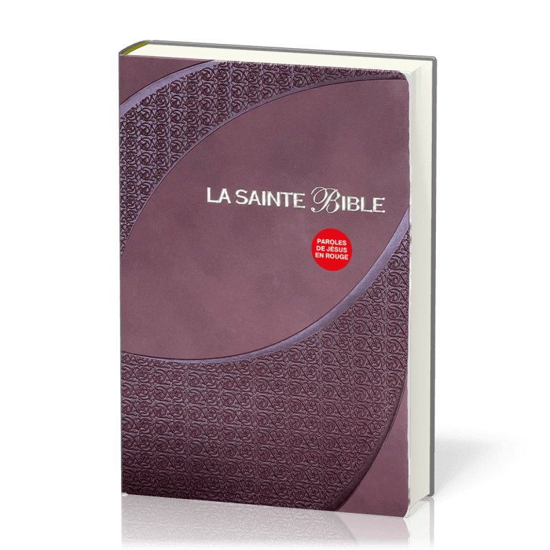 Bible Segond 1910, gros caractères, similicuir brun, onglets, tranche ...