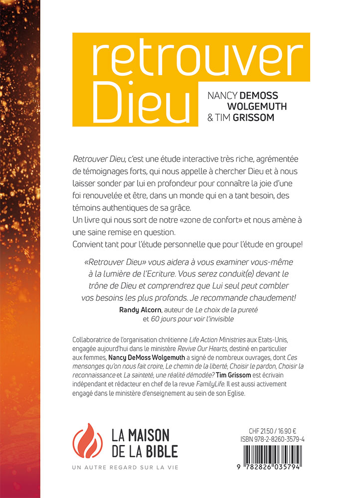 Retrouver Dieu - La joie d'une foi renouvelée - Grissom Tim, DeMoss ...